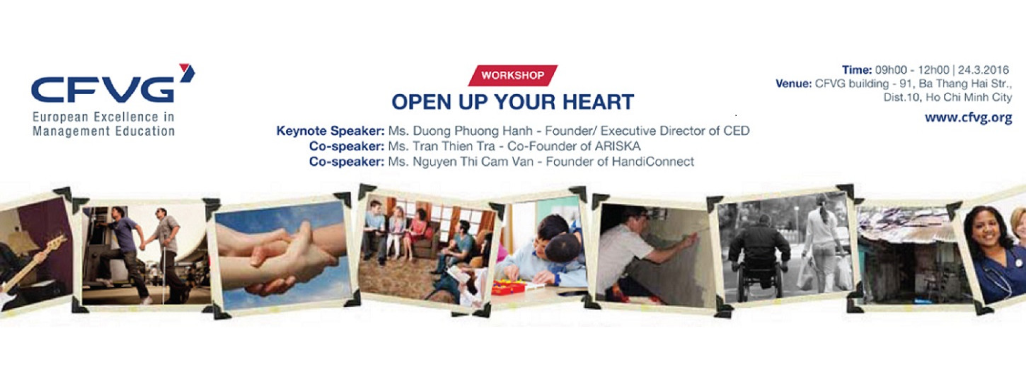 Workshop: "OPEN UP YOUR HEART" - Events » CFVG